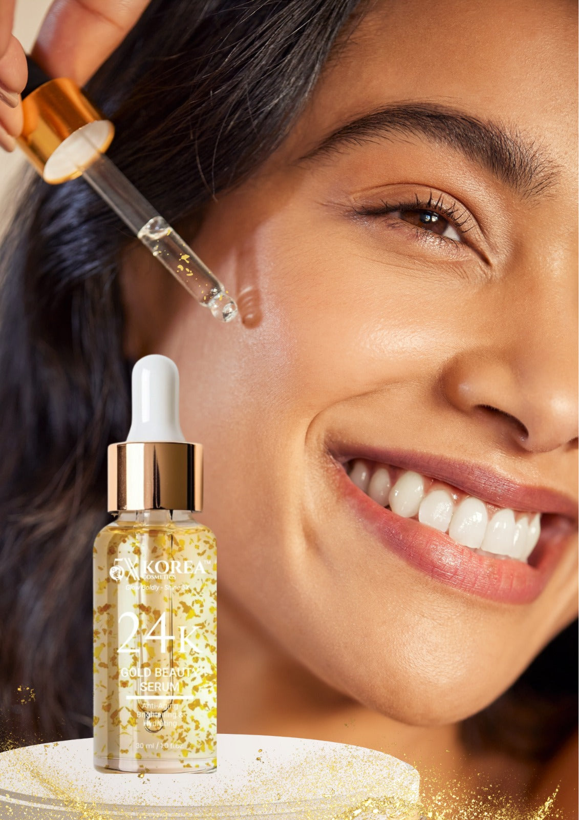 24K Gold Beauty Serum – 5X Korea